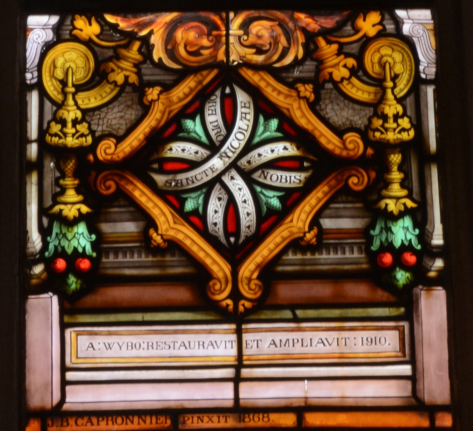 Les vitraux du chœur (1ère partie) – Paroisse Saint-Nicolas La Hulpe