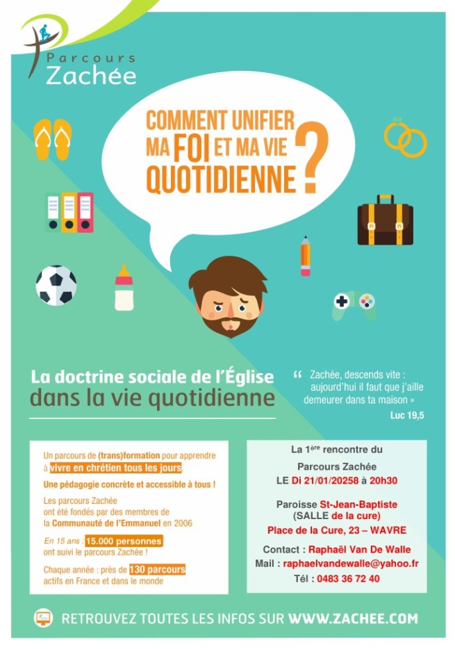 Le Parcours Zachée : Unifier Foi et Vie Quotidienne – Paroisse Saint ...